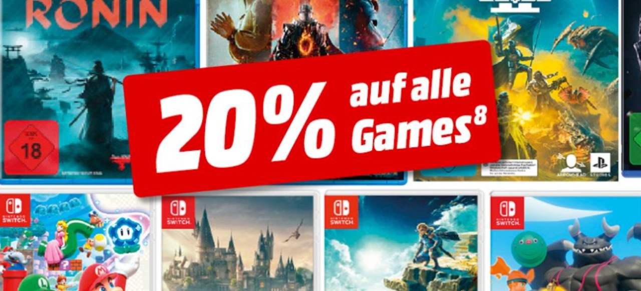 20 percent discount on all PS5, Switch, PC and Xbox games - GAMINGDEPUTY